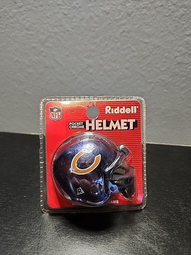 NFL Chicago Bears Riddell Sport Color Chrome Football Micro Pocket ...