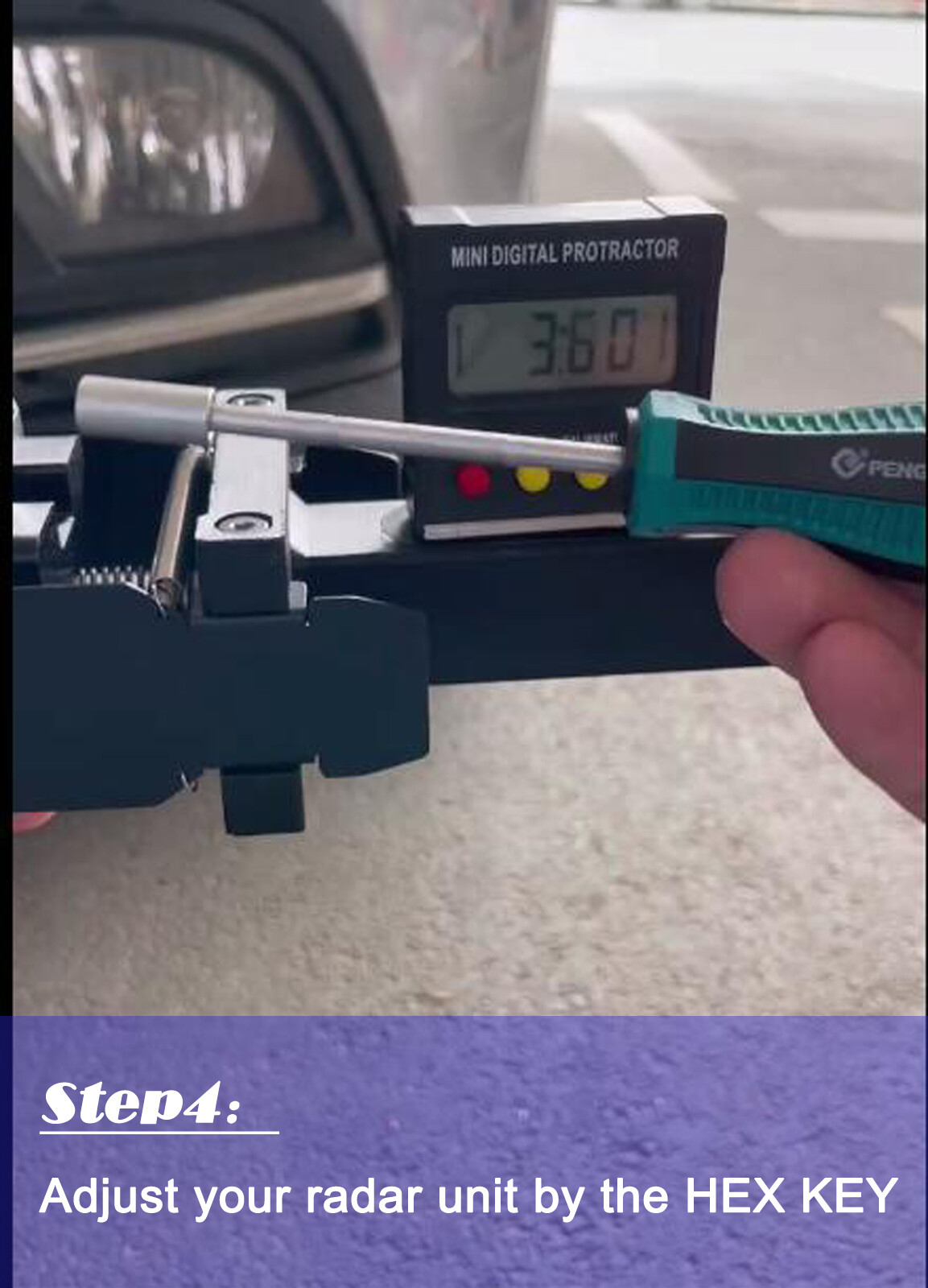 ADAS Calibration Dynamic ACC Radar Sensor Positioning Tool Angle ...