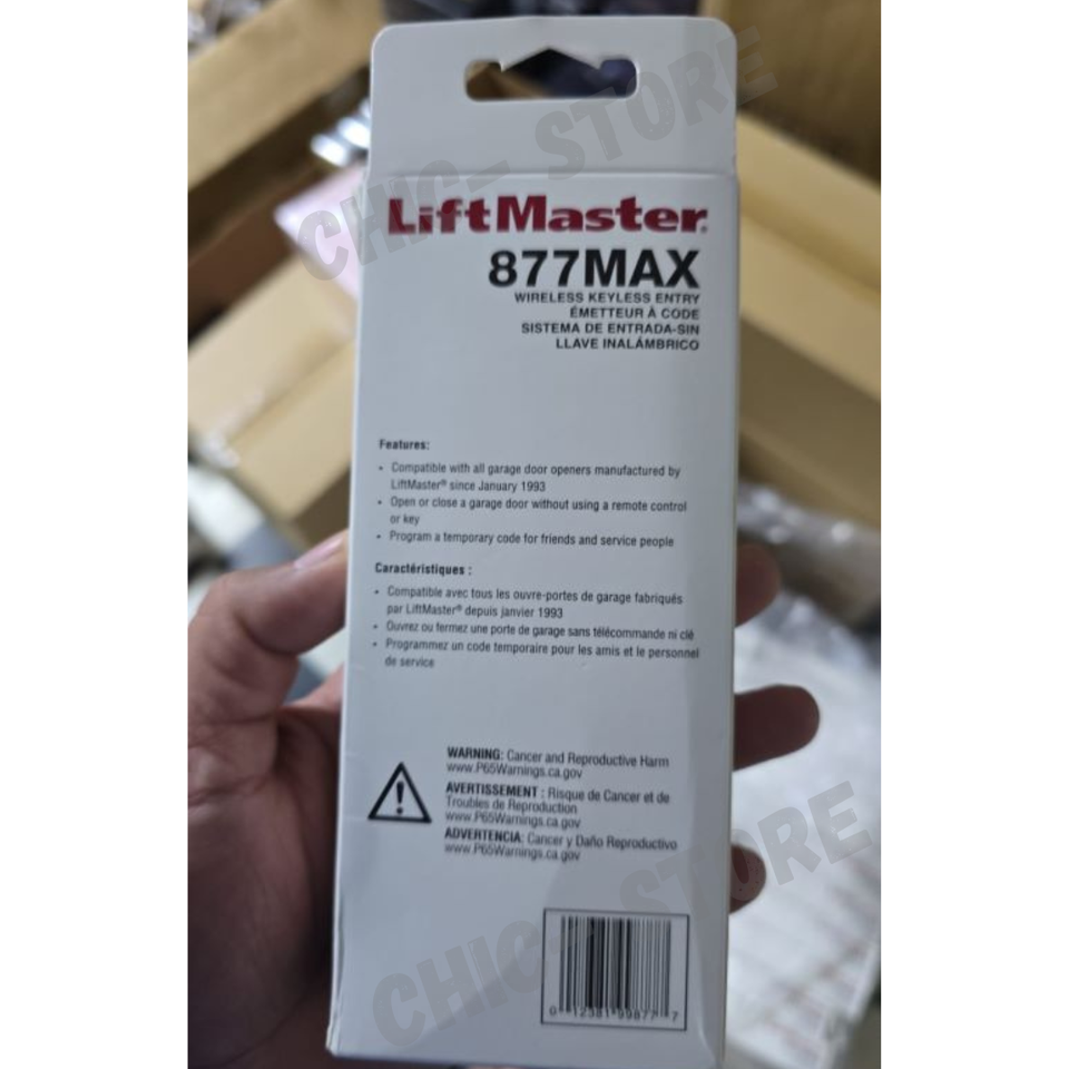 LiftMaster 877MAX Garage Door Opener Keypad Remote Keyless Entry Wireless | eBay