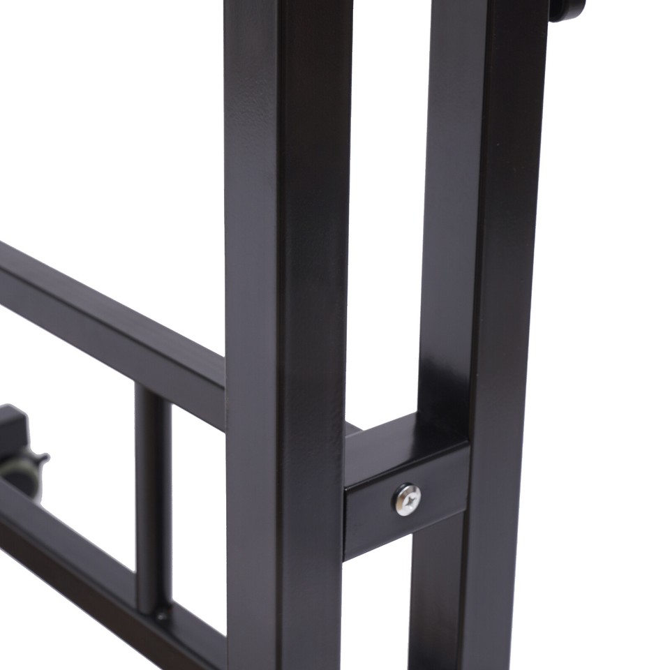 Mobile Standing Desk Adjustable Stand Up Laptop Desk Workstation for ...