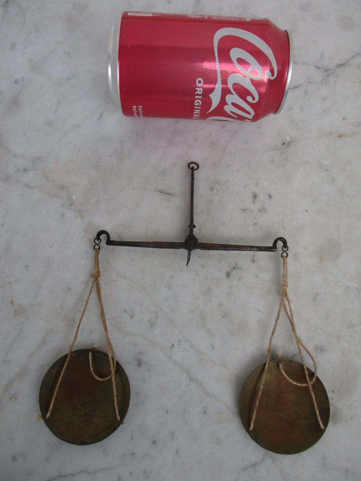 Antique Handmade Iron Ornated Old Portable Colonial Scale Diamond ...