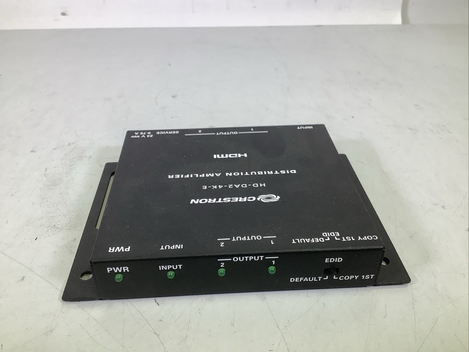 Crestron HD-DA2-4K-E HDMI High-Performance Distribution Amplifier - NG ...