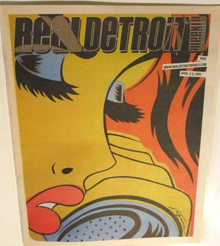 REAL DETROIT Magazine NIAGARA Cover/Interview April 2-8, 2003 Art ...