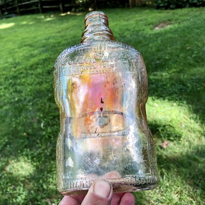 Fancy Whiskey Bottle Golden Wedding Rye Schenley PA Since 1856 Carnival ...