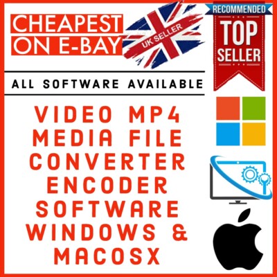 Video mp4 media file converter encoder for windows and Macosx | eBay UK