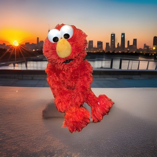 SESAME STREET TALKING SINGING PLAY ALL DAY ELMO 22" PLUSH INTERACTIVE ...