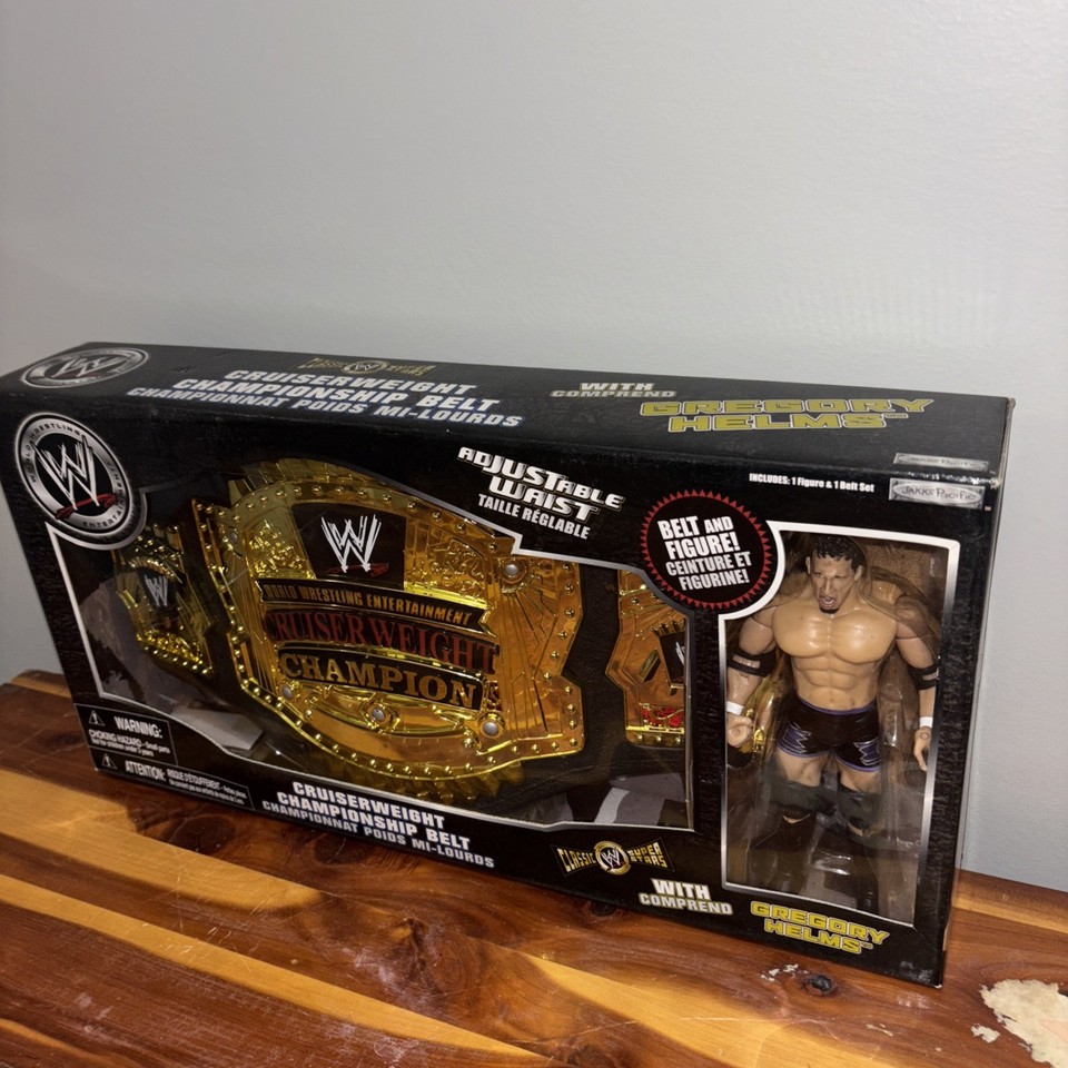 2007 Jakks WWE Cruiserweight Belt & Gregory Helms Action Figure -NEW ...