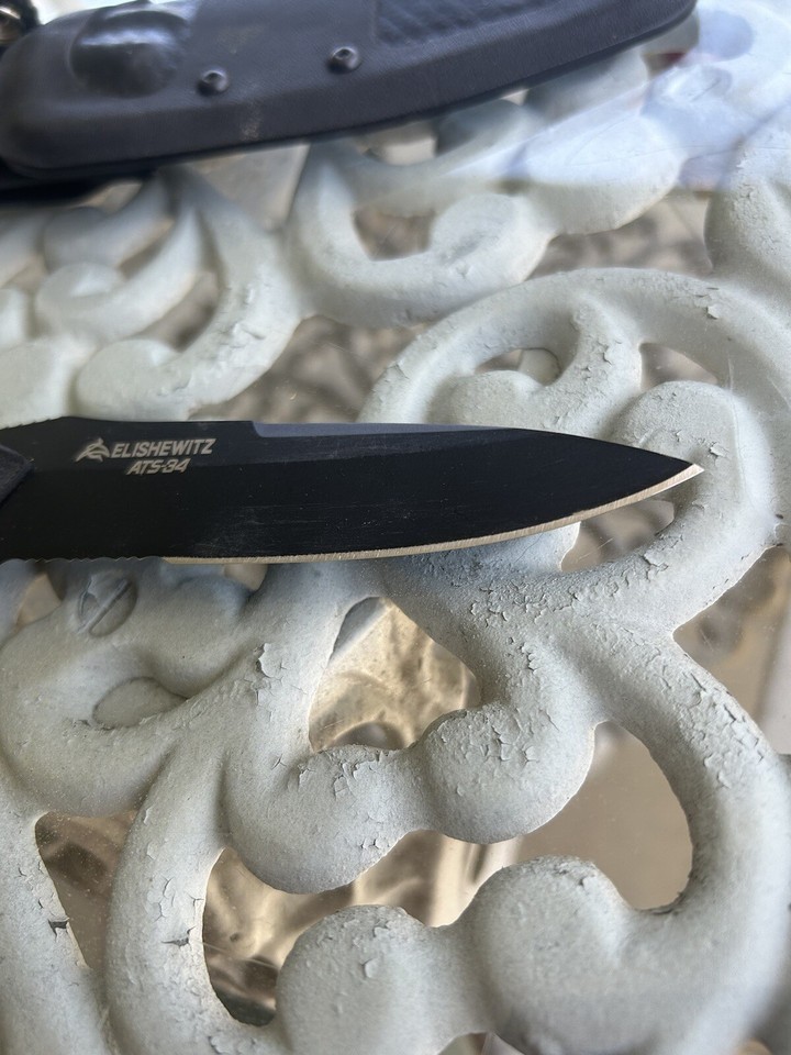 Benchmade Nimravus Cub W/ Black Micarta Handle Scales & ATS-34 Fixed ...