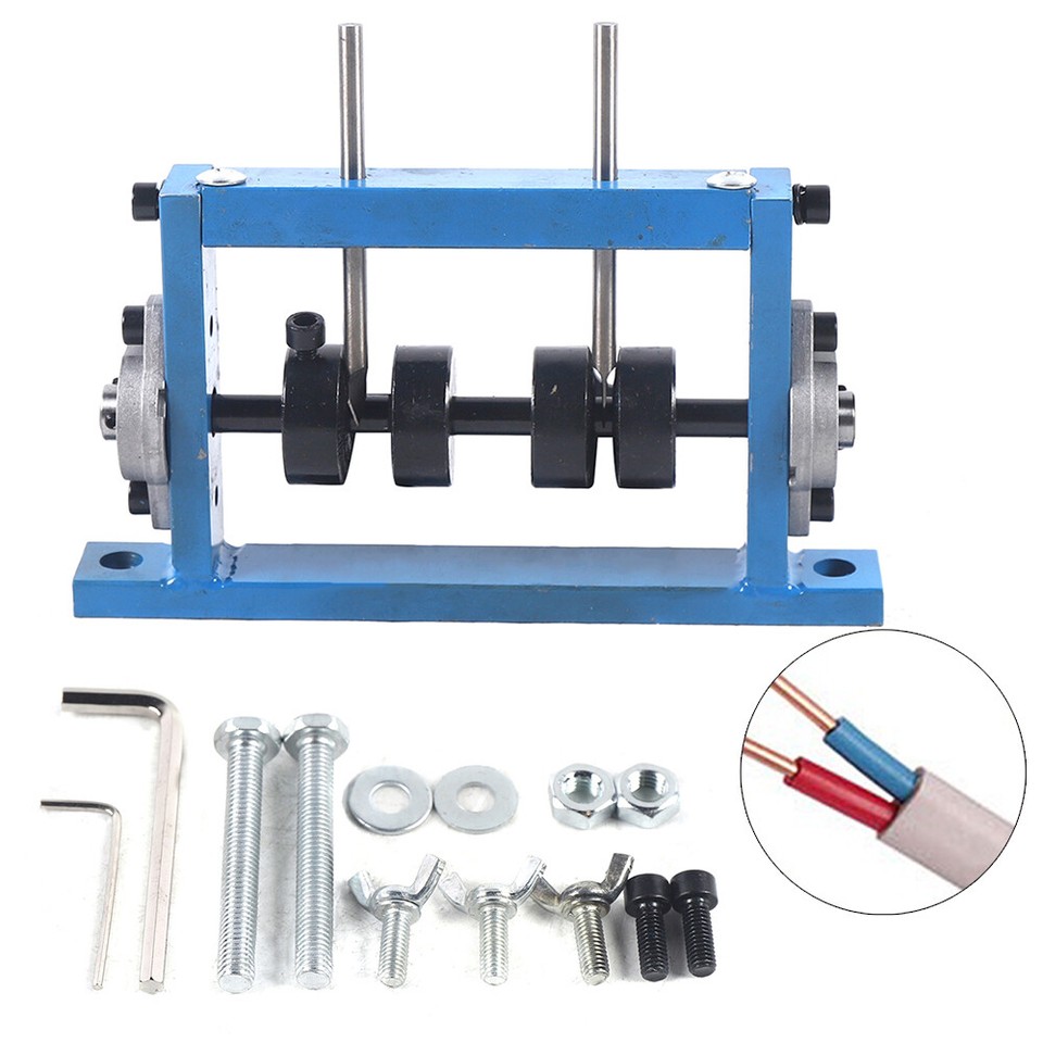 1-30mm Portable Wire Stripping Machine Recycling Cable Stripper Double ...
