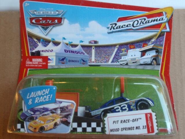 Disney Pixar Cars Mood Springs 33 Pit Row Race off Launcher 2009 ...