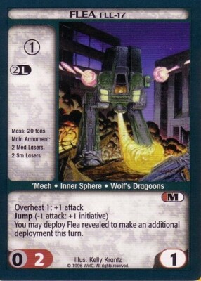 Battletech CCG: Flea FLE-17 [Ungraded] from set Premiere Unlimited BT WOTC Wizar | eBay