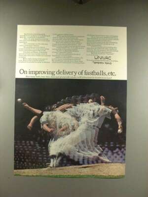 1968 UNIVAC Computer Ad - Improving Fastballs | eBay