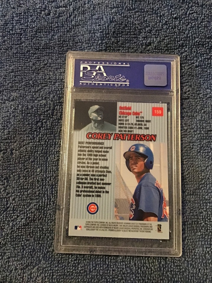 1999 Bowmans Best Corey Patterson RC PSA mint 9 | eBay