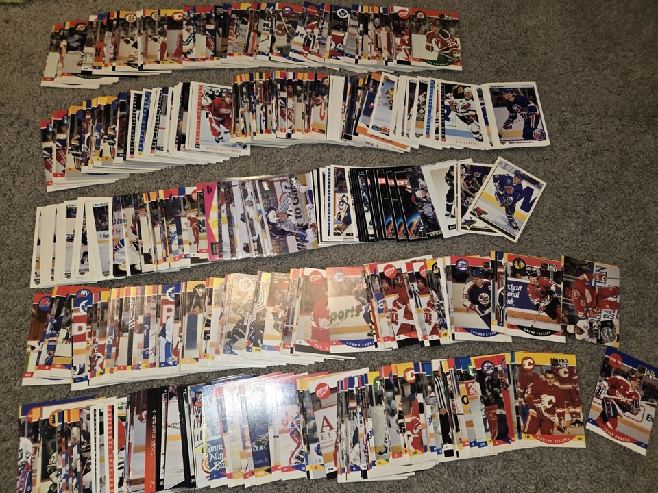 Lot Of 600 Hockey Cards Pro Set Upper Deck Vintage Modern Vtg NHL 90's ...