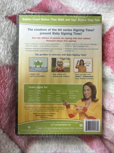 Baby Signing Time Volume 2: Here I Go DVD Brand New Sealed Sign ...