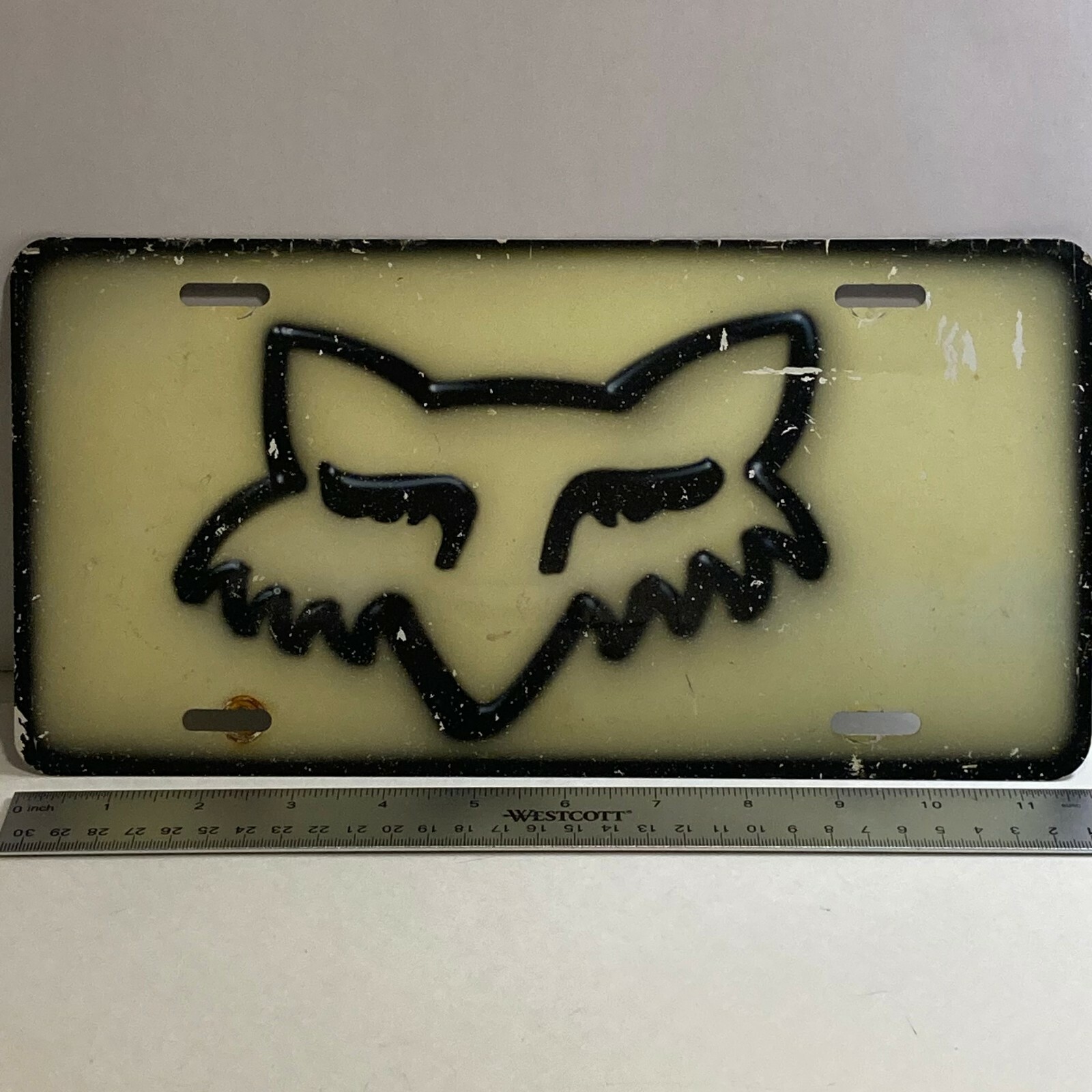 Fox Racing License Plate Sale