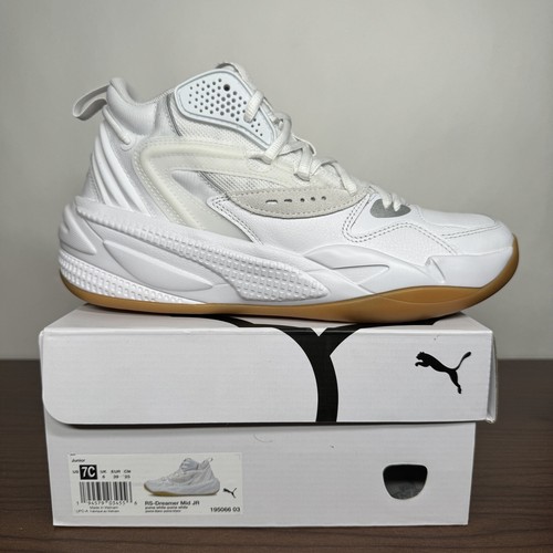Puma RS Dreamer Mid JR J Cole White Gum Basketball Shoes Kids 7C | eBay