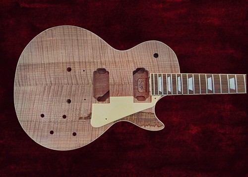 SALE !!solid maple top! Les Paul lp, body, Mahogany unfinished DIY ...