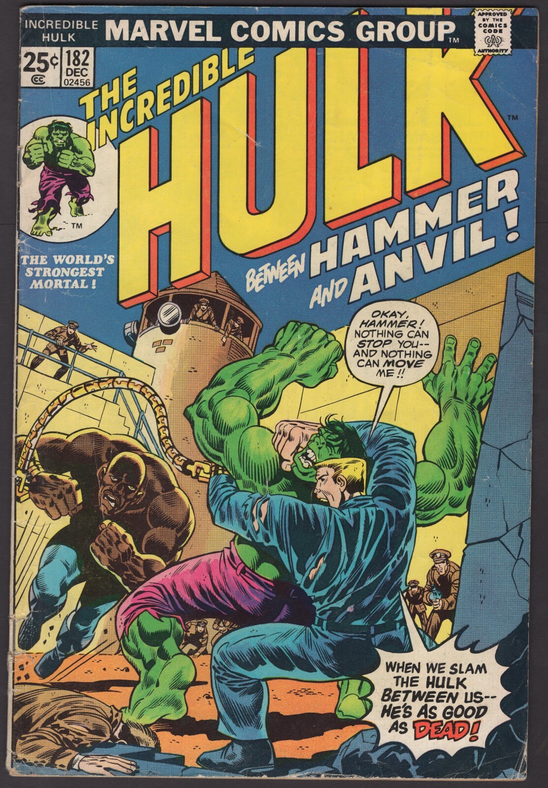 Incredible Hulk #182 - First Appearance of Hammer & Anvil! | eBay