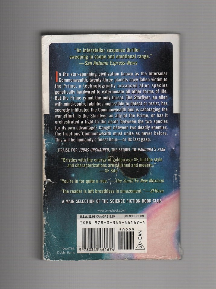 JUDAS UNCHAINED by Peter F. Hamilton (PB 2007) BK#2 The Commonwealth ...