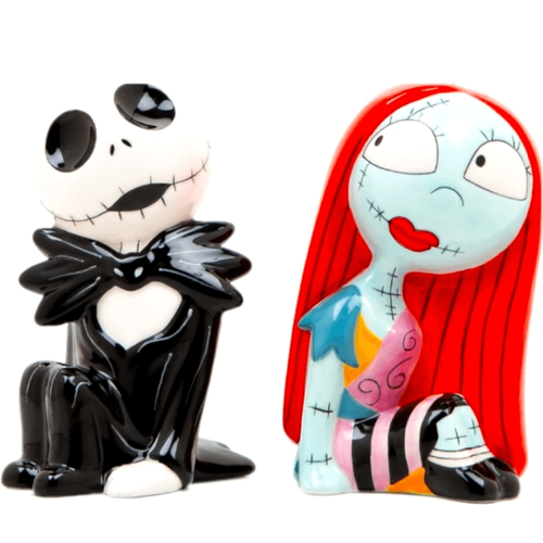 Disney Jack Skellington Sally Salt Pepper shaker set Nightmare Before ...