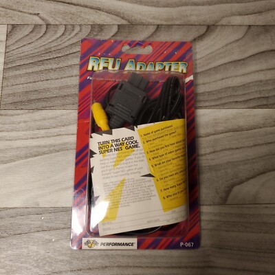 Nintendo N64 RFU Adapter, NEW IN PACKAGE Performance Brand 1996 | eBay