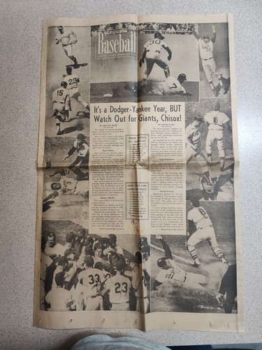 1964 Los Angeles times newspaper sports section April 13 baseball ...