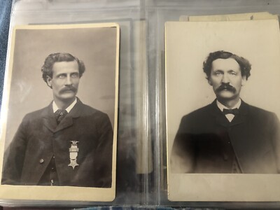 2 - CIVIL WAR GAR CABINET CARDS ALFONSO OAKS MASS | eBay