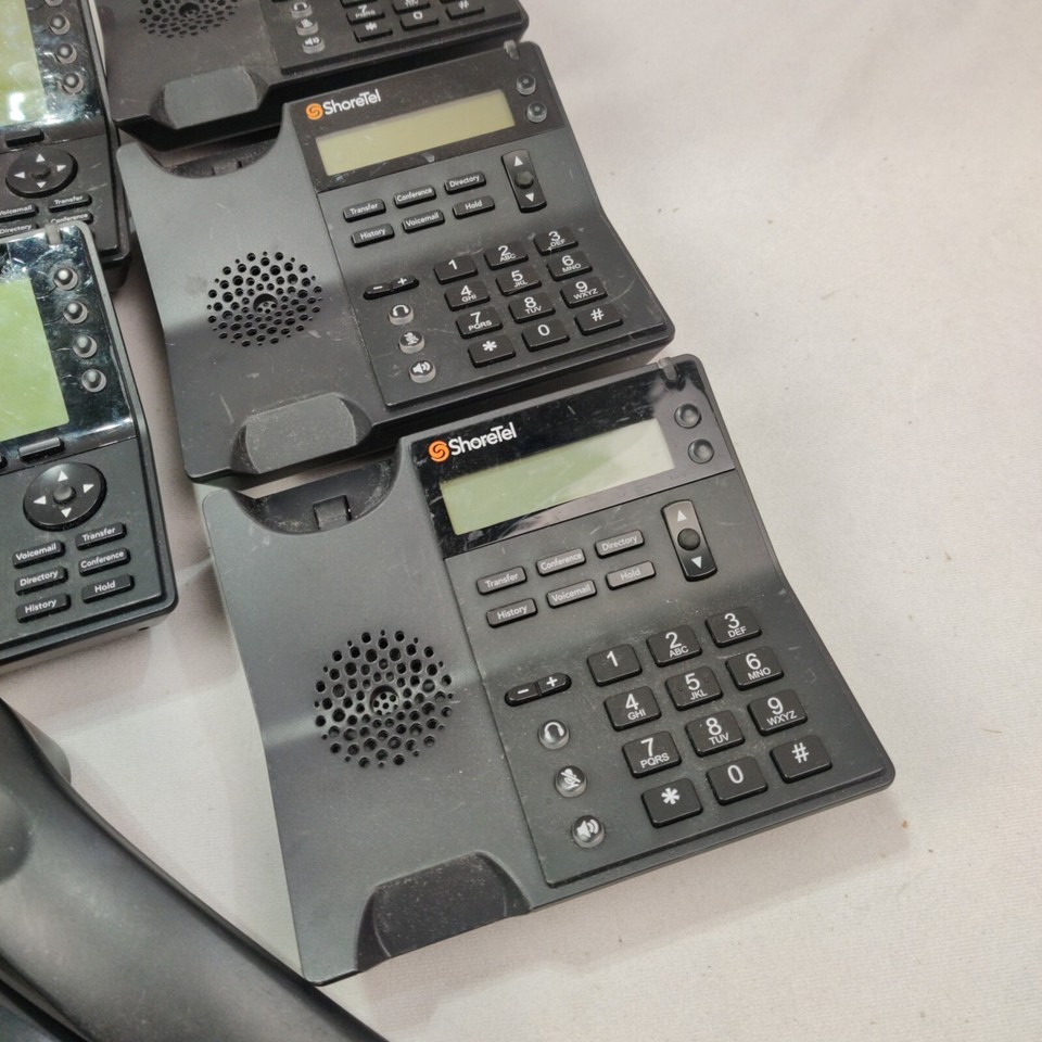 Lot Of 5 Shoretel IP480 IP420 Office IP Phones - Grade C Used (No Cords ...