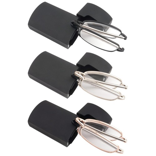 Folding Reading Glasses, Compact Foldable Portable Pocket Readers for ...