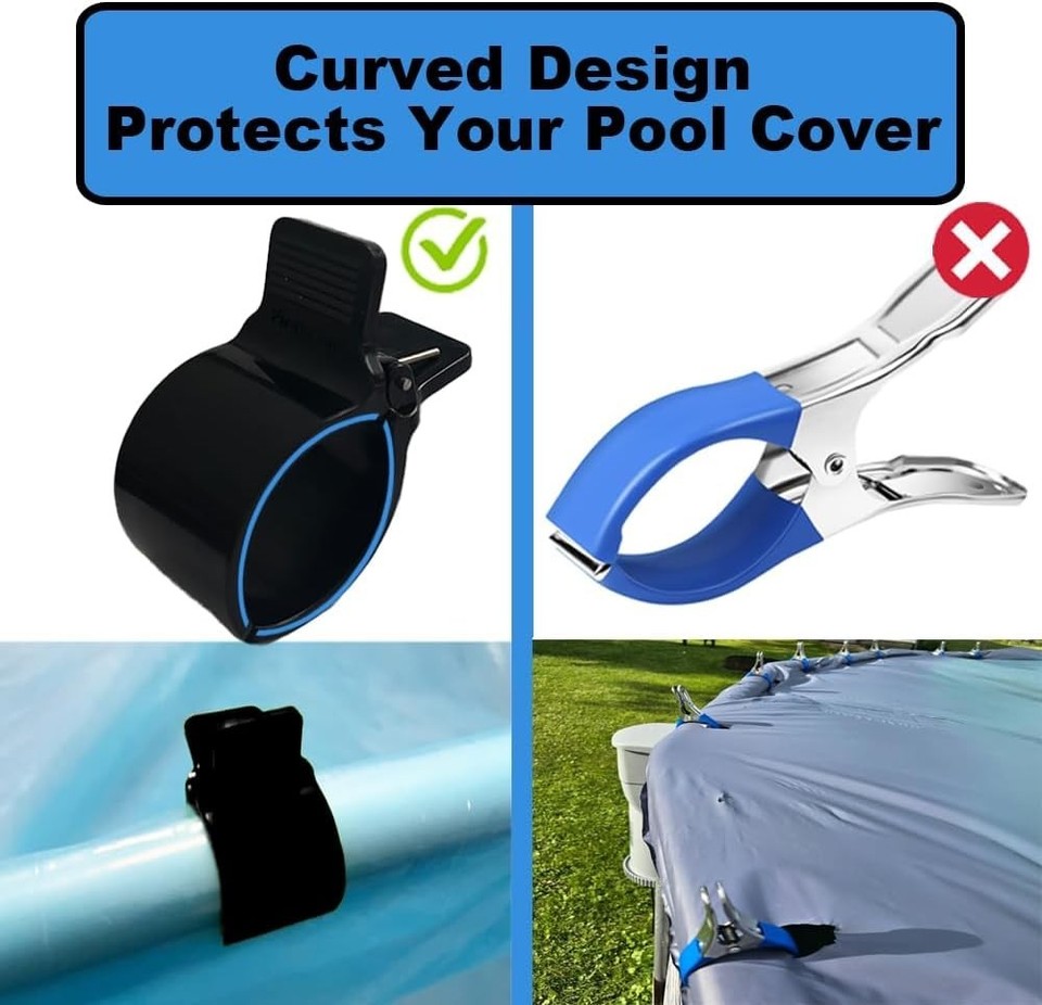 Pool Cover Clips for above Ground Pool Cover | eBay