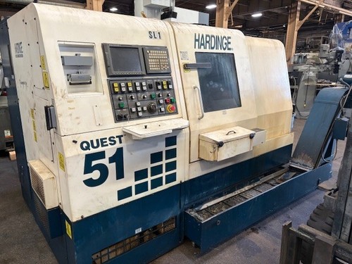HARDINGE QUEST 8/5ISP MULTI-TASKING CNC LATHE, LIVE TOOLING, FANUC 210i-T , 2001 | eBay