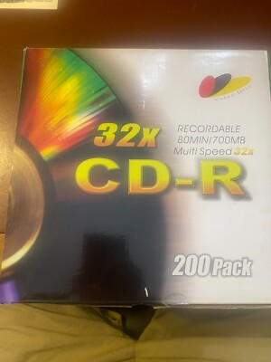 32x CD-R DISCS 80min/700MB Multi Speed Only 100 in the box | eBay
