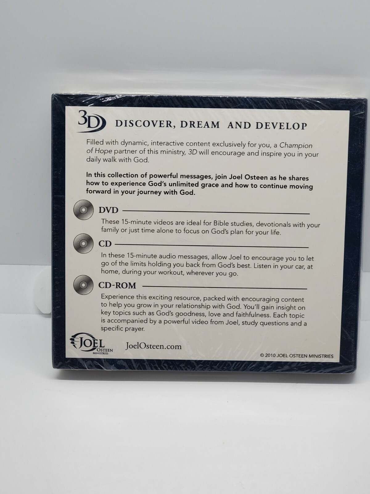 Champion Of Hope Joel Osteen Ministries 3D (DVD / CD / CD-ROM) New | eBay