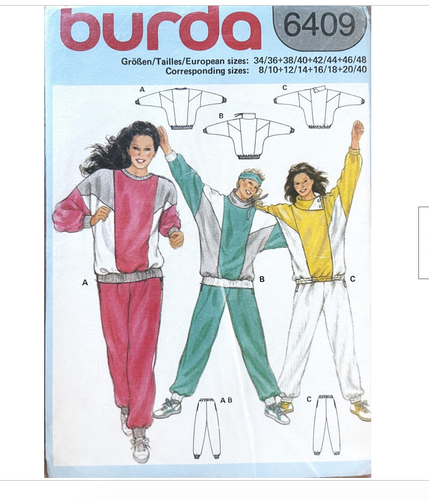 LOT OF 2 PATTERNS:BURDA 6409 & BUTTERICK 3016 VEST/TOP, LOVELY & EASY ...