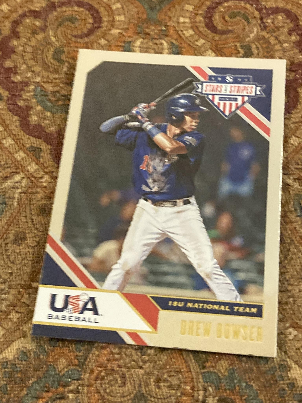2020 Panini USA Baseball Stars & Stripes #34 Drew Bowser | eBay