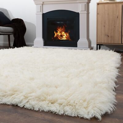 STEFFENSMEIER RUG Flokati 2000,WOOL, ORIGINAL FROM GREECE LIVING ROOM ...