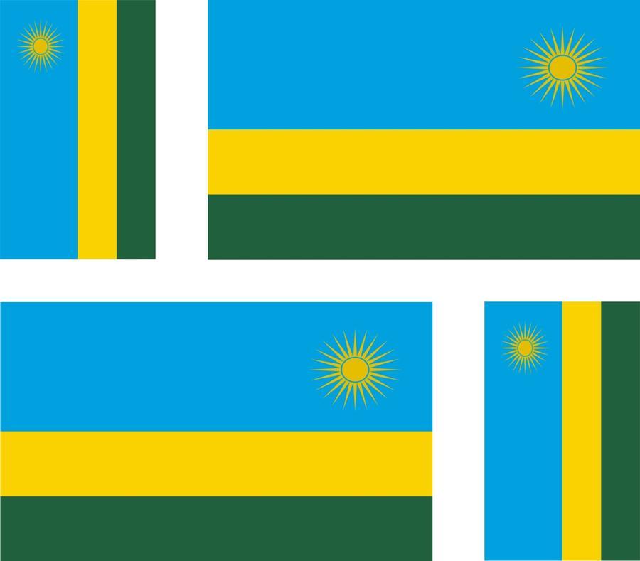 4 X Sticker Car Motorbike Flag Rwanda Rwanda | eBay