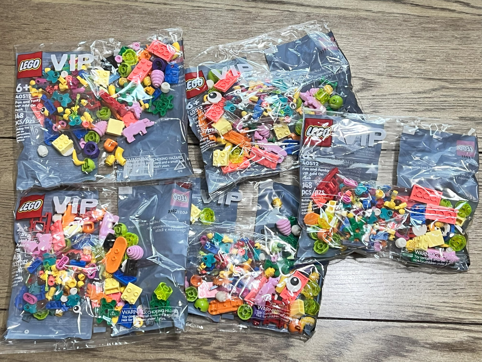 5 Packs - Lego 40512 Fun and Funky VIP Add On Pack 148pcs - Sealed! (x5 ...