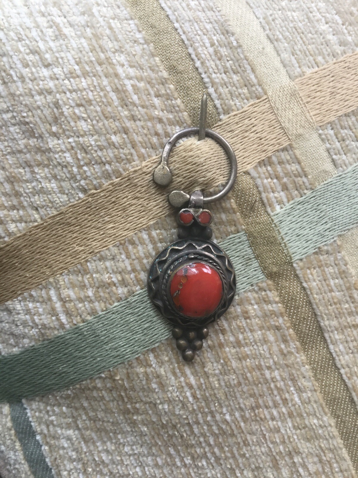 berber fibula brooch - Gem