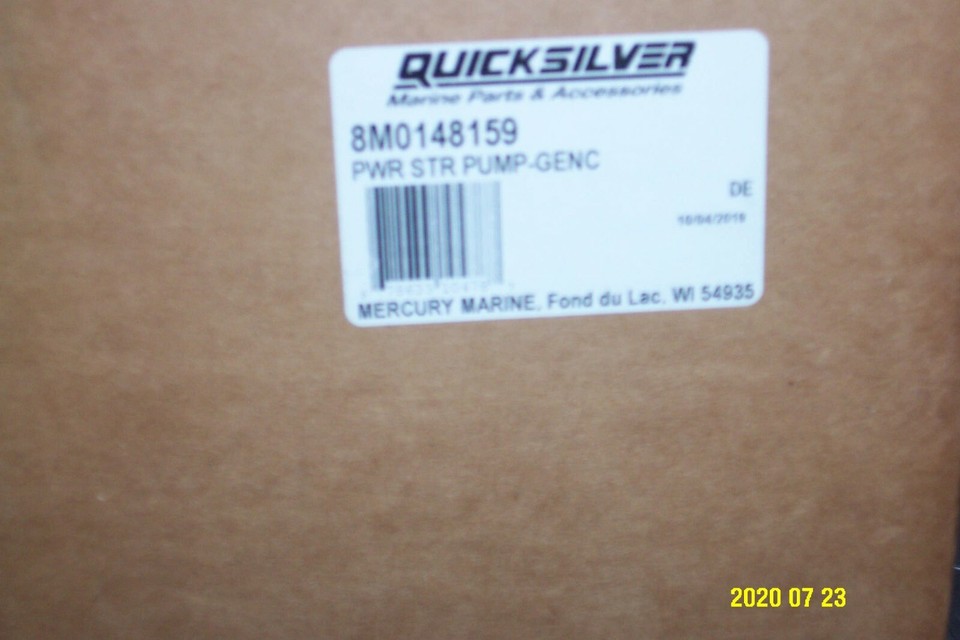 Mercury Verado Power Steering Pump Gen C Kit 8M0199048 SS 8M0148159 ...