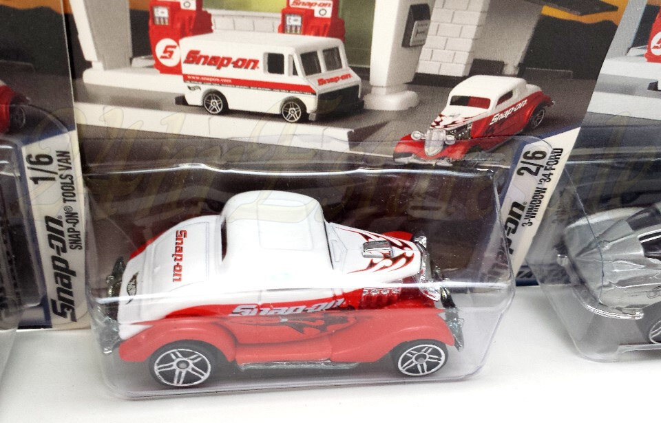 HOTWHEELS LOT SNAP ON TOOLS VAN 3 WINDOW 34 FORD 63 SPLIT WINDOW ...