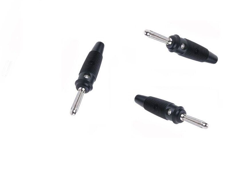 BUELA 20 K BLACK Hirschmann Multiple-Spring Wire Plug 4mm, 60V DC, 16A ...