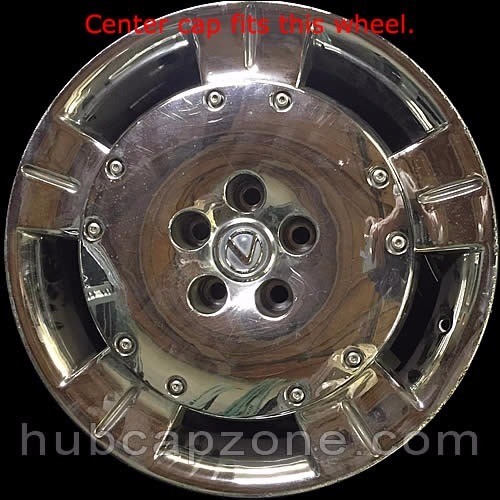 Chrome 2009-2010 Lexus SC430 Wheel Center Caps SC-430 Round Hubcaps Set ...