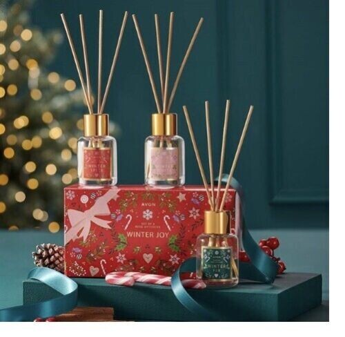 New Avon Winter Joy Reed Diffuser Gift Set | eBay UK