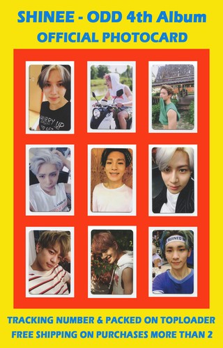 SHINEE - ODD 4th Album OFFICIAL PHOTOCARD JONGHYUN TAEMIN KEY ONEW ...