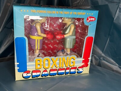JAM Boxing Grannies Mechanical Boxing Toy Nana Vs. Betty new seal | eBay