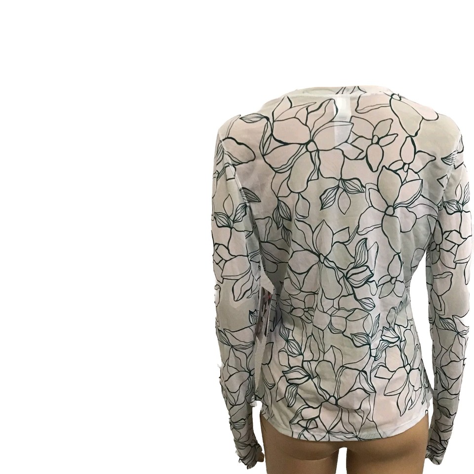 Joy Lab Top Sz Large Womens Long Sleeve Stretch Activewear Slim Fit | eBay