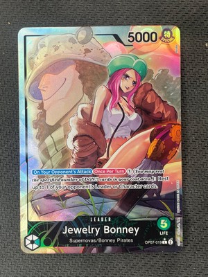 One Piece TCG OP07-019 Jewelry Bonney Alternate Art Leader | eBay