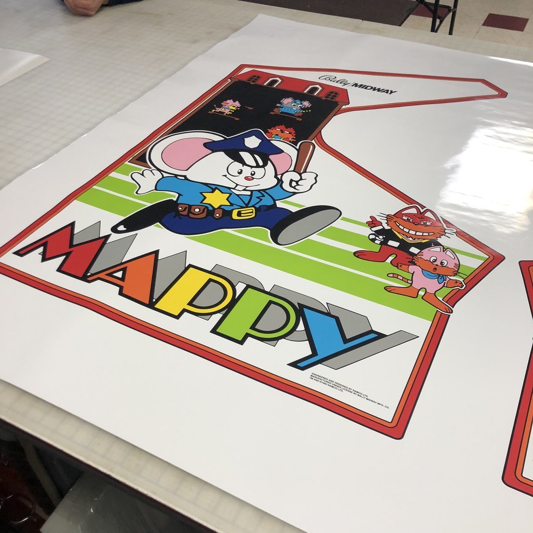 Mappy Side Art - Arcade Game - 3M Premium Film | eBay